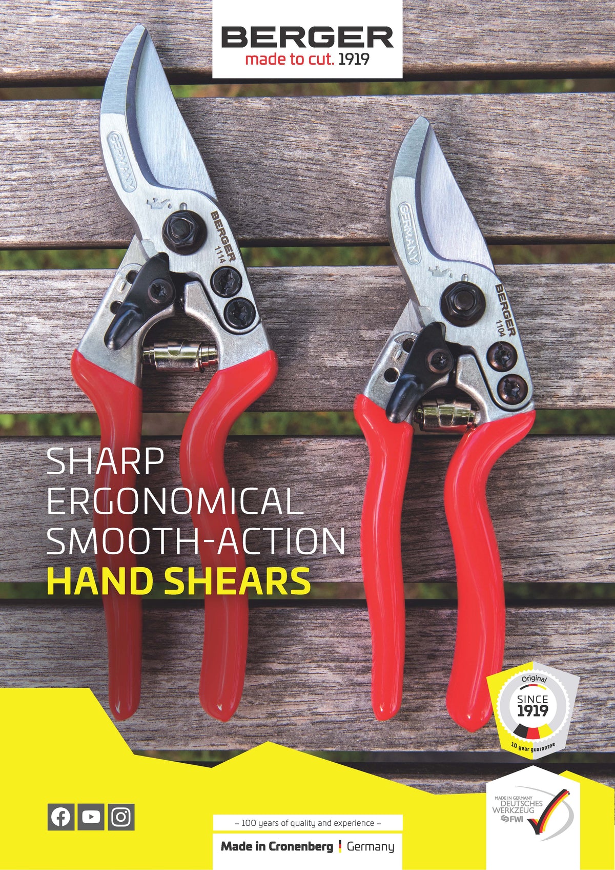 PROFESSIONAL PRUNING SHEAR / FOR SMALL HANDS #1104